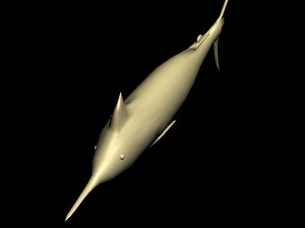 blue marlin 3d model