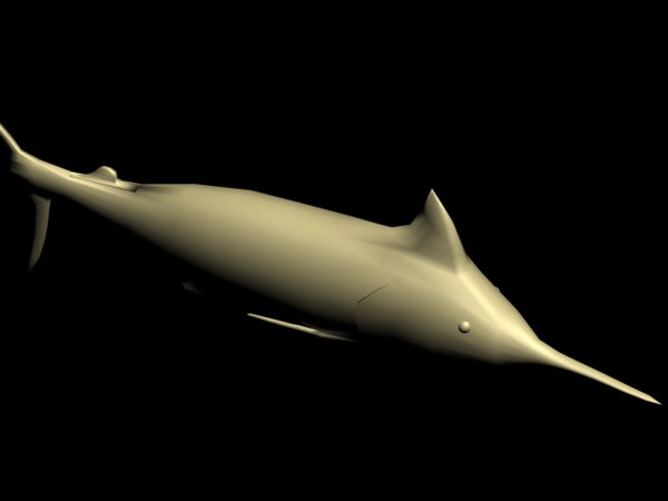 blue marlin 3d model