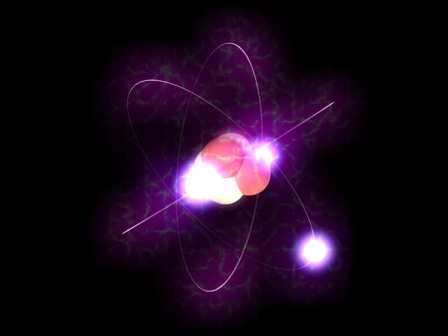 atom electrons 3d model