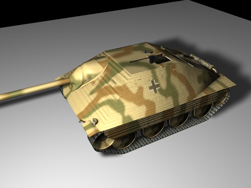 tank ww2 hetzer obj free