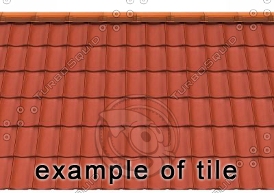 roofing tile 3d max