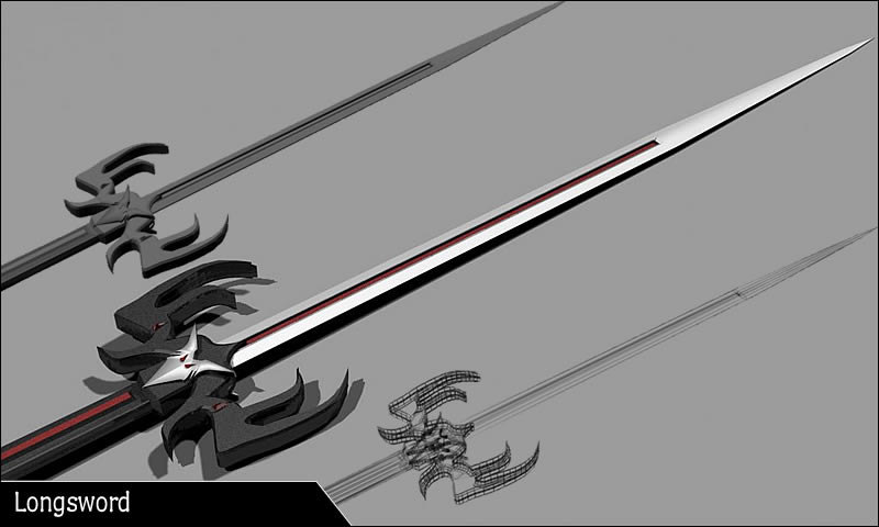 free sword 3d model