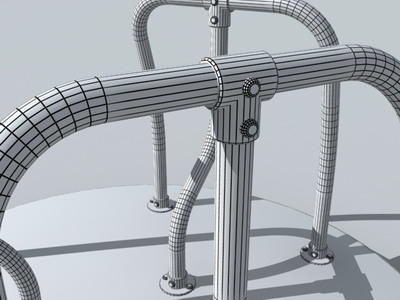 3d model small playground set