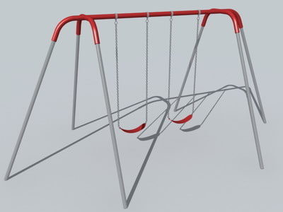 3d model small playground set
