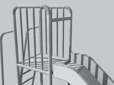 3d model small playground set