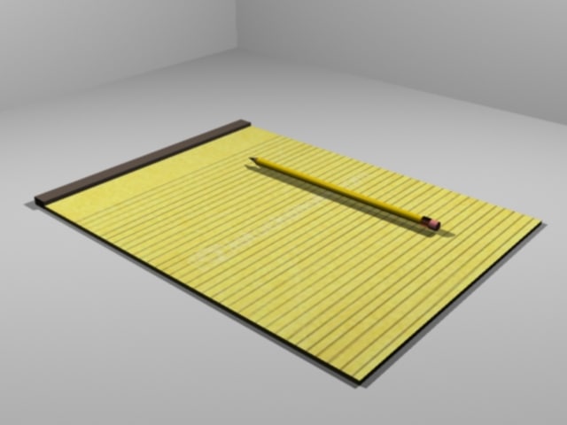 3d Model Notepad 3d-model-notepad