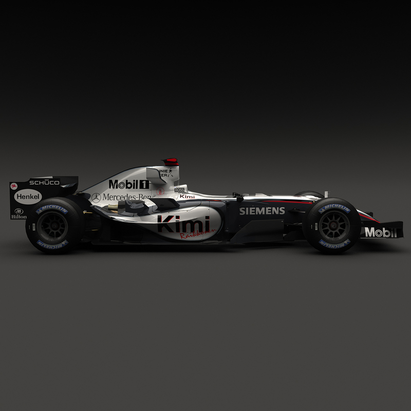 mp4-20 modelled 3d model