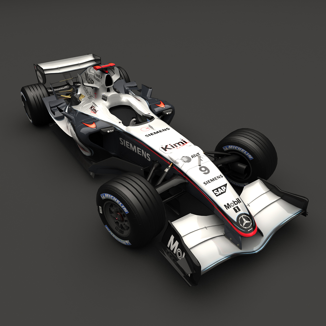 mp4-20 modelled 3d model