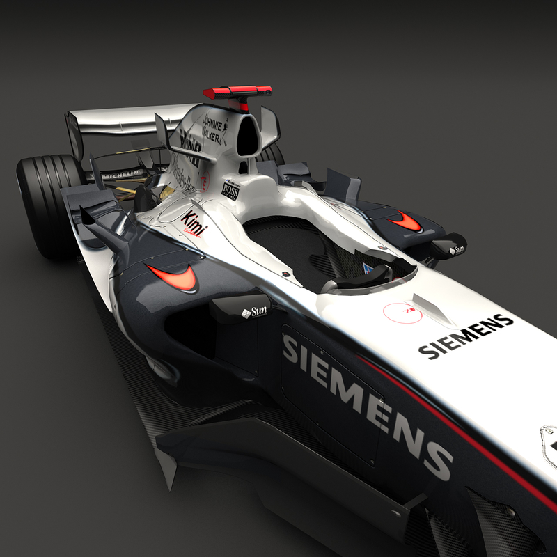mp4-20 modelled 3d model