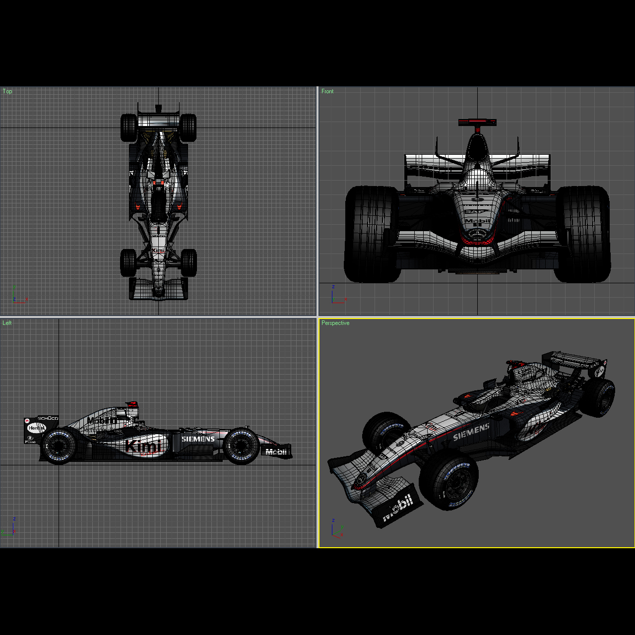 mp4-20 modelled 3d model