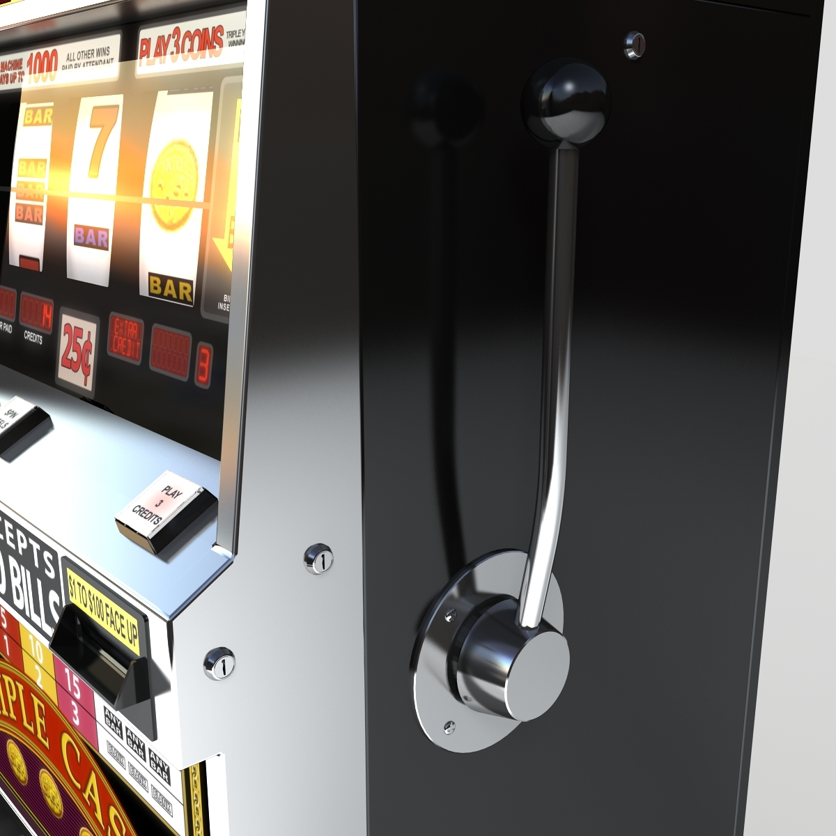 3d model slot machine