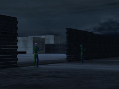 wall explosion 3d model