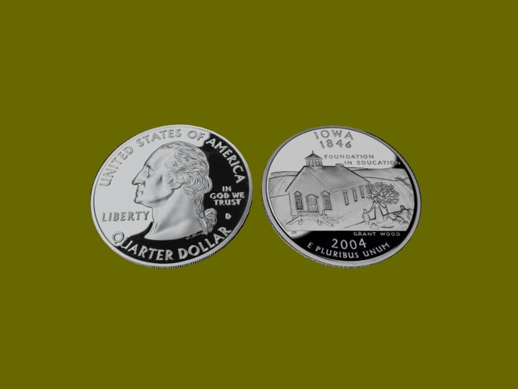 iowa state quarter c4d