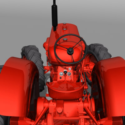 nuffield dt tractor 3d lwo