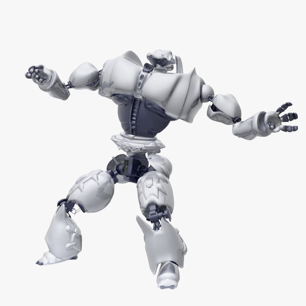 Robot Biped 3d Model