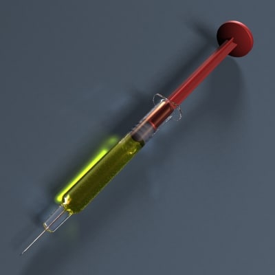 3d syringe model