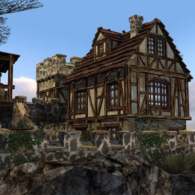 fantasy building 3d max
