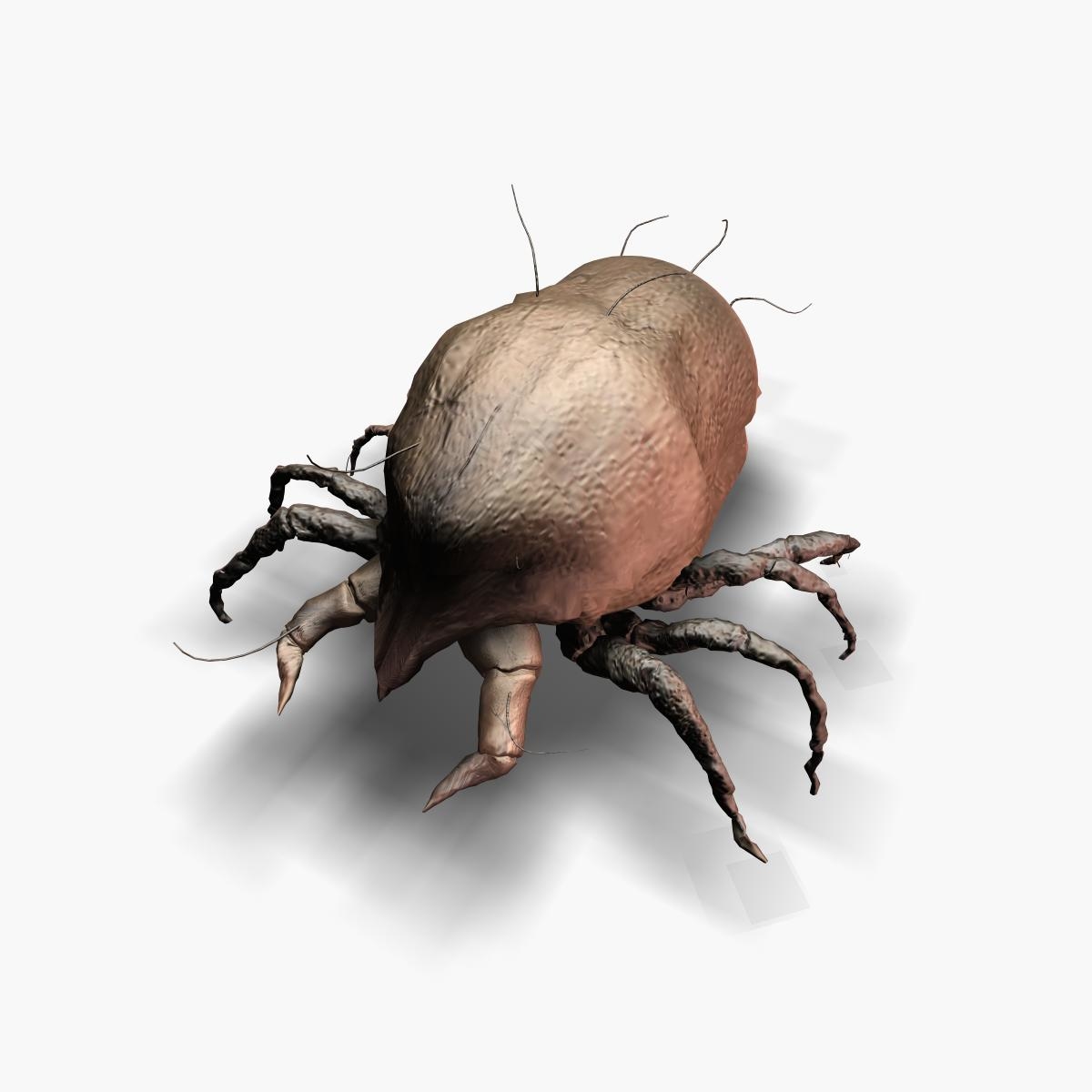 3d model mite monster para