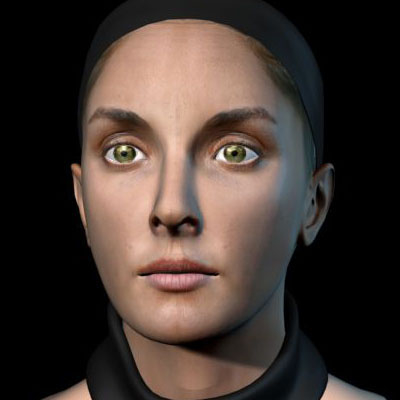 woman face 3d max