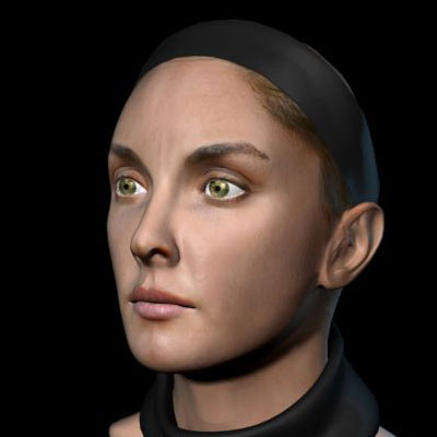woman face 3d max