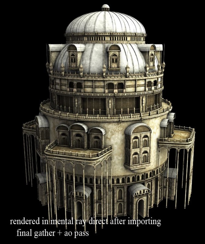 3dsmax fantasy tower 3
