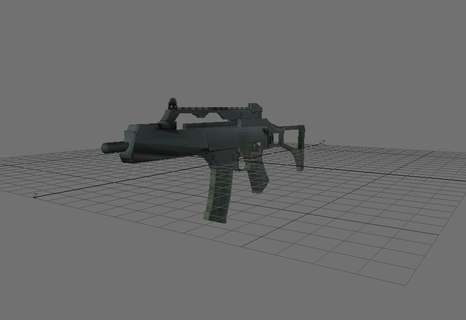3d model m85 machine gun