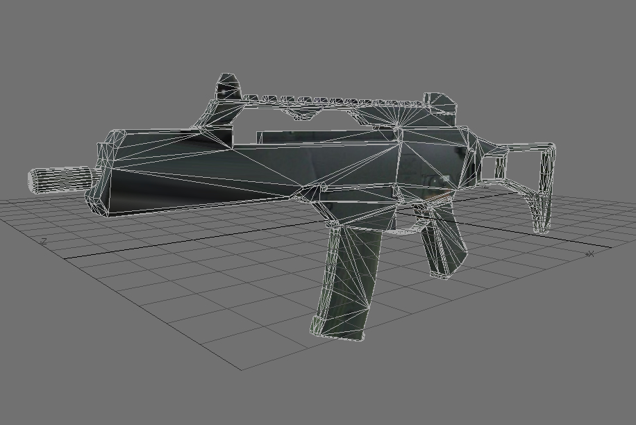 3d model m85 machine gun