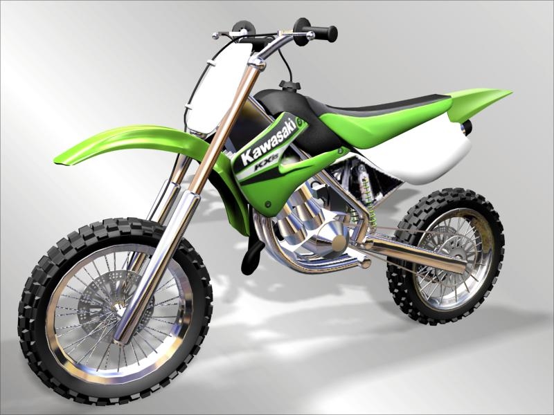 moto motocross 3d model