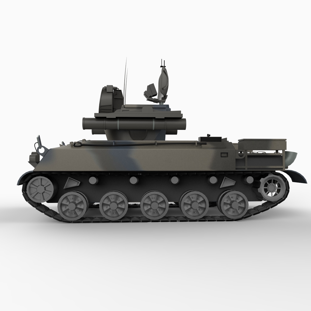 3d amx-30 roland ground-to-air missile