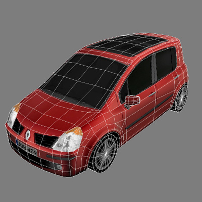 3d renault modus