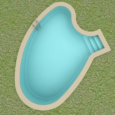 10 swimmingpools 3d max