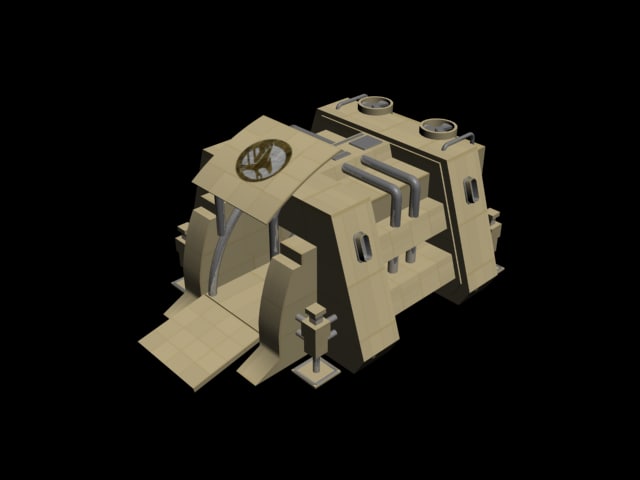 gdi war factory 3d max