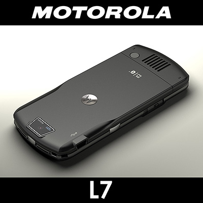 motorola l7 cell phone 3d model