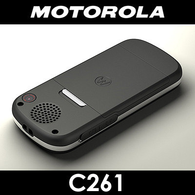motorola c261 cell phone 3d max