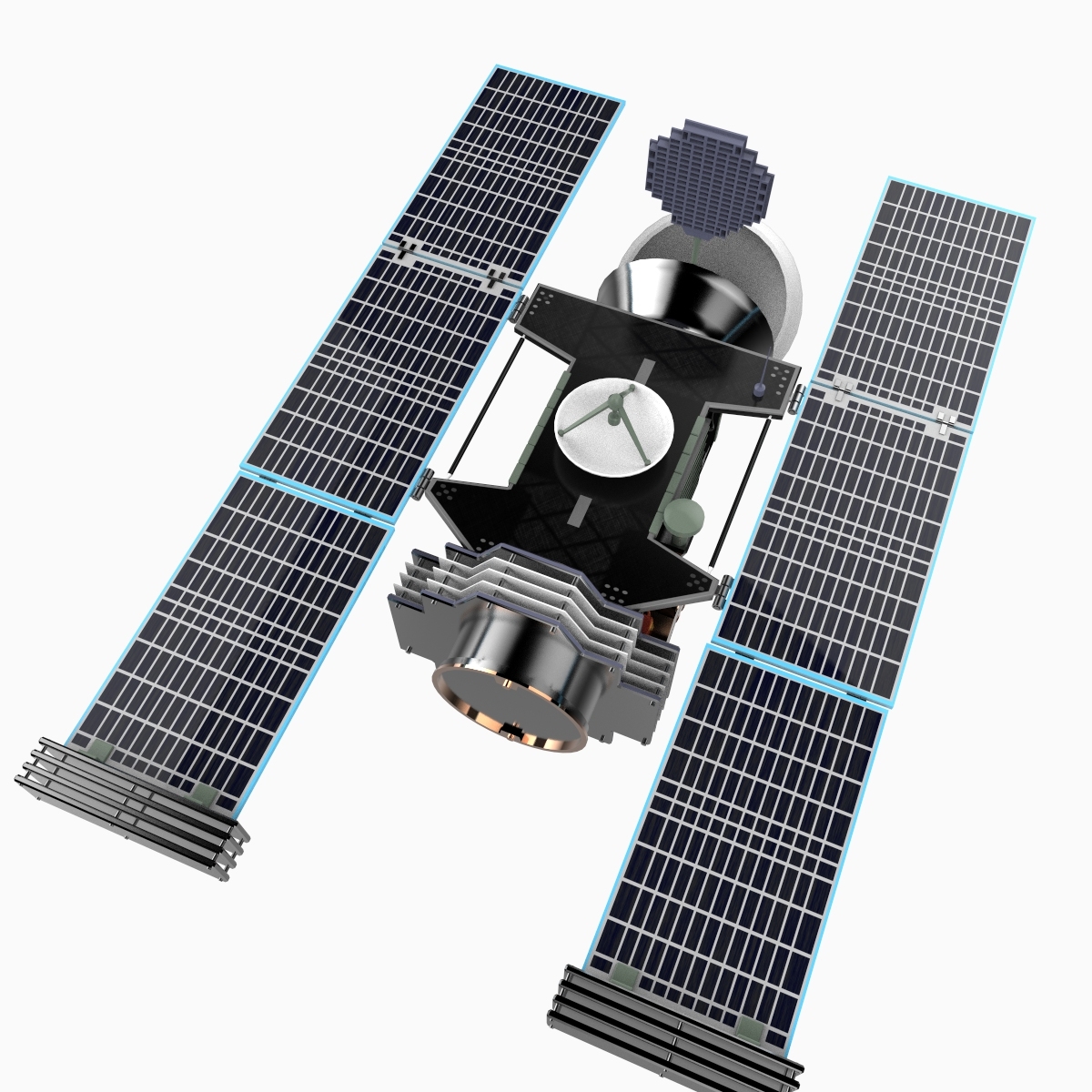 nasa stardust spacecraft 3d c4d