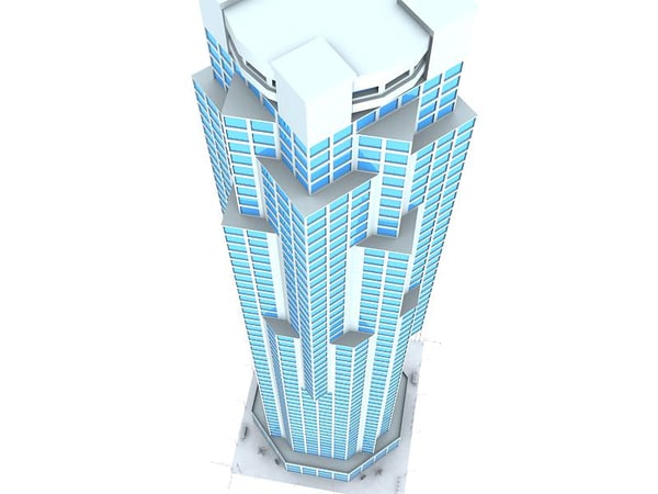 3d model skyscraper