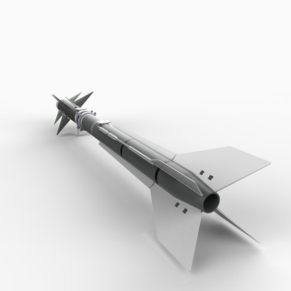 rafael python 5 air missile 3d model