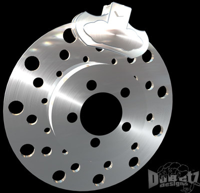 3d wheel rotors setting model