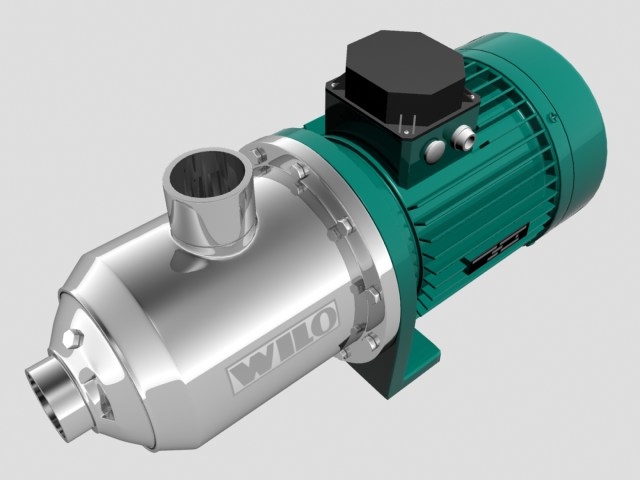 3d model wilo pump water economy