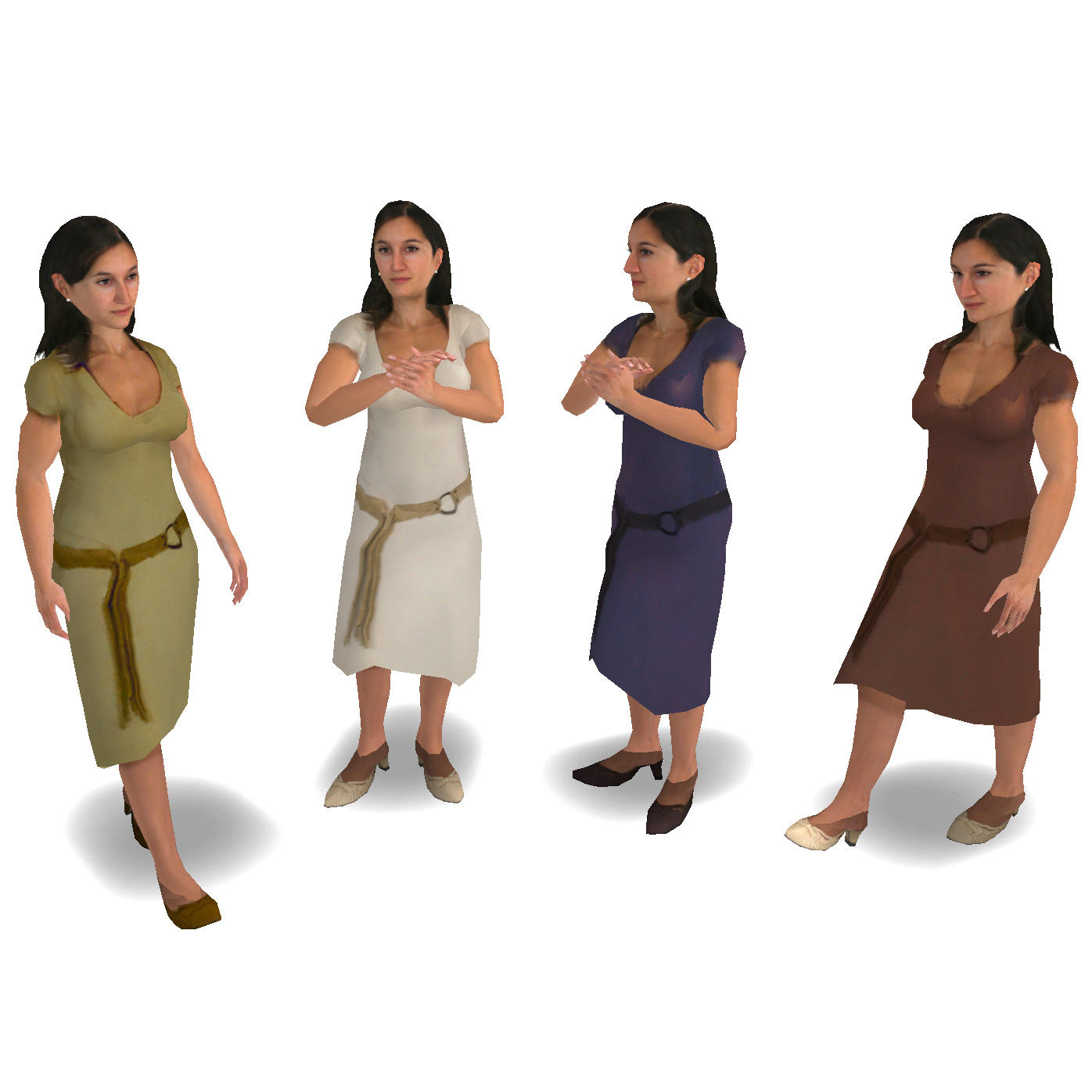 3d human character female 4