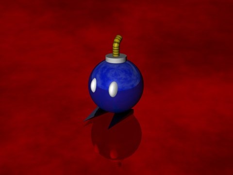 free ba-bomb 3d model