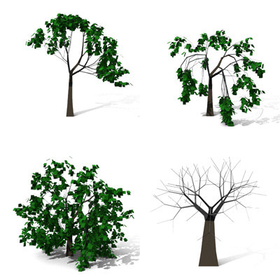 dxf tree plants
