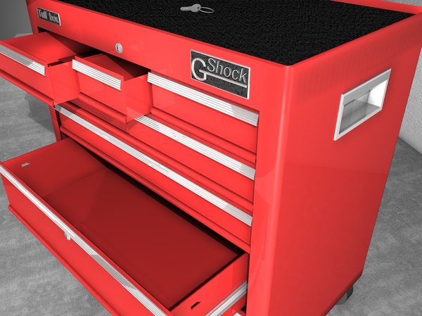 tool chest 3d model