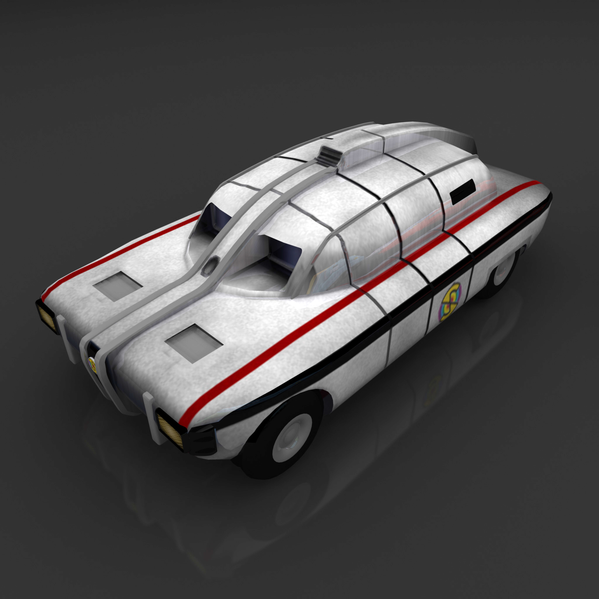 3d captain scarlet vehicle model