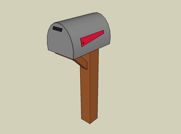 mailbox box mail 3d model