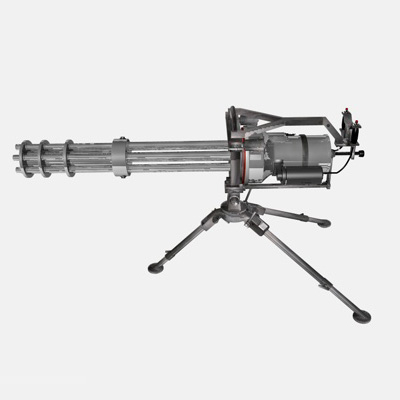 cinema4d minigun 7 62mm
