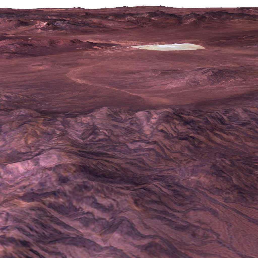 3d area 51 terrain model