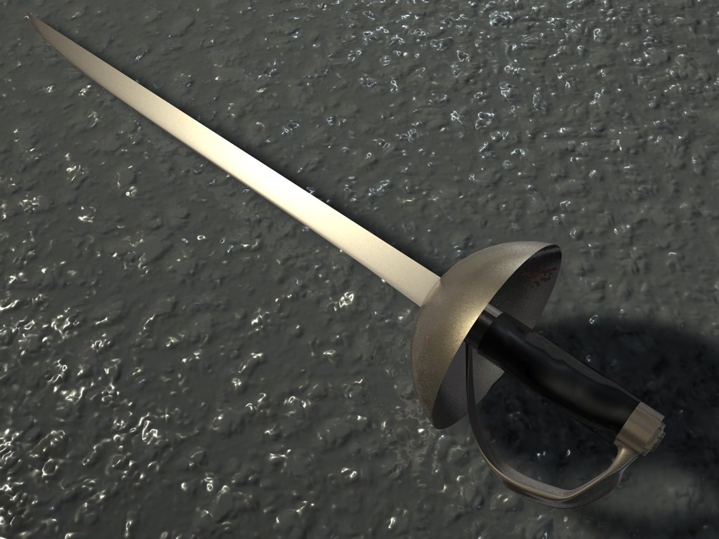 cutlass sword c4d