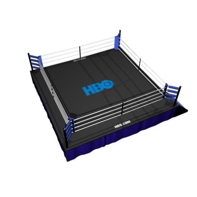 3d model boxing ring