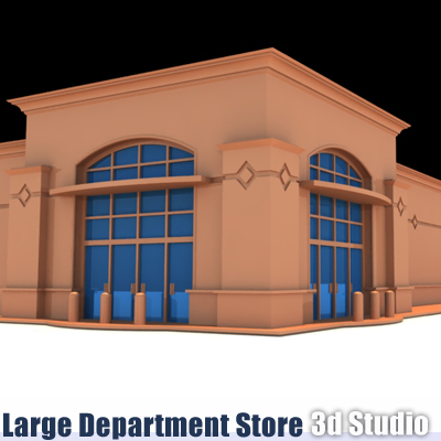3d model department store